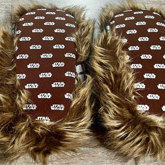Star Wars | Shoes | Nwt Star Wars Chewbacca Fuzzy Slippers | Poshmark